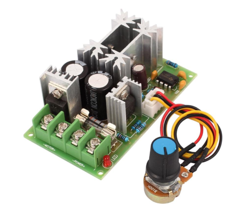 CONTROL VELOCIDAD MOTOR PWM 20A 10-60VDC – Electronica Hobby